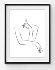 One Line Prints Modern Wall Art Minimalist Design Fashion Stylish ...