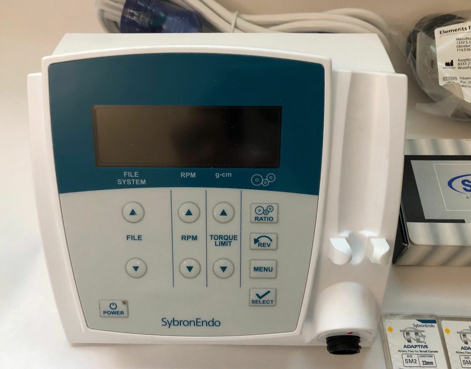 Sybron Endo Elements motor 1y Warranty, Hand piece & Reciprocating TF ...