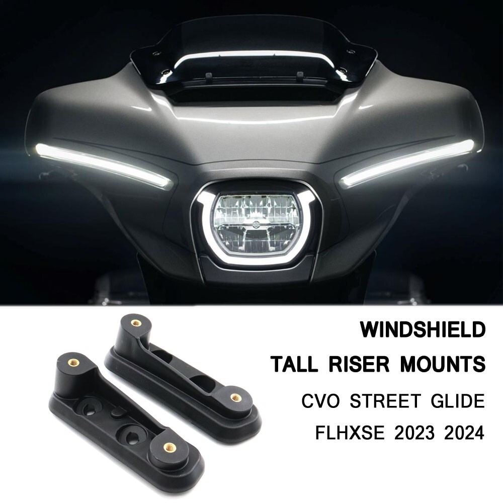 Tall Windshield Riser Mounting For Harley CVO Street Glide FLHXSE 2023 ...
