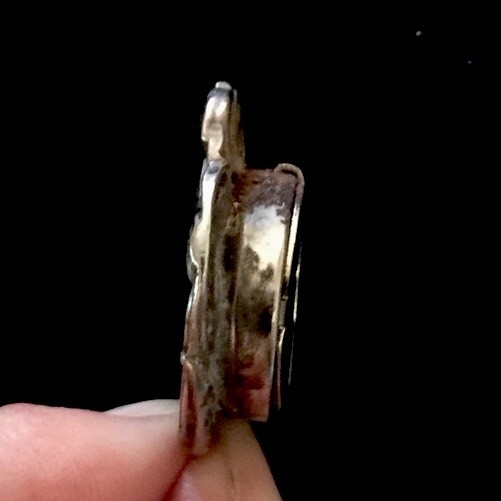 Vintage Sterling Silver Jewelry Embossed Button Cover Floral Repurposed ...