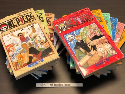 One Piece Vol.1-12 Set Eiichiro Oda Comic Book Manga Anime Japan ...