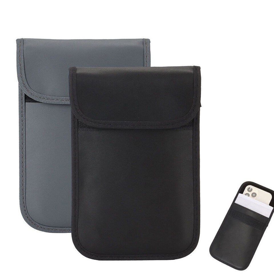 RFID Signal Blocking Pouch Cell Phone Wallet Shielding Blocker Pouch ...