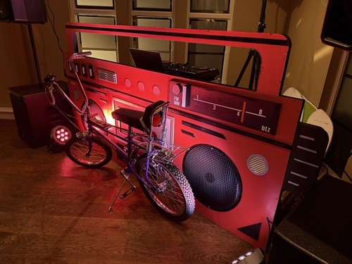 DJ BOX - PROP - BOOMBOX - RETRO | eBay UK