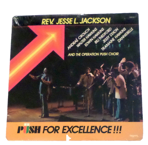 Jesse Jackson Push For Excellence Vinyl LP Andrae Crouch Walter Edwin ...