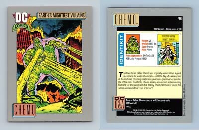 Chemo #86 DC Comics Cosmic 1992 Impel Trading Card | eBay