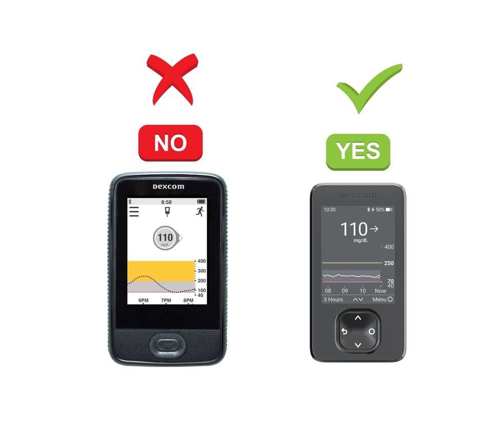 2x Flexible Tempered Glass Screen protector For Dexcom G7 Receiver ...