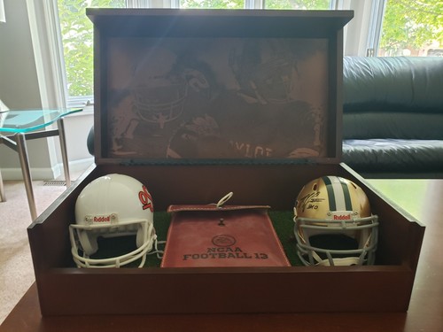 SIGNED BARRY SANDERS RG3 OSU/BU Sealed Xbox NCAA 2013 EA HEISMAN | eBay