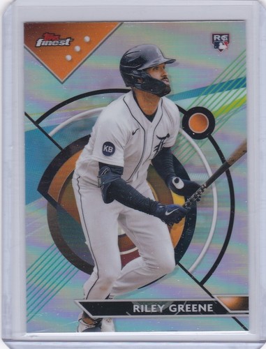 2023 Topps Finest Riley Greene Refractor Rookie Card (RC) #10 Detroit ...