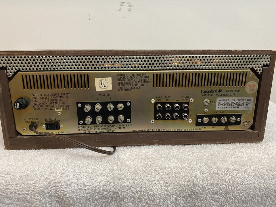 Vintage Cambridge Audio Model 2500 Receiver | eBay