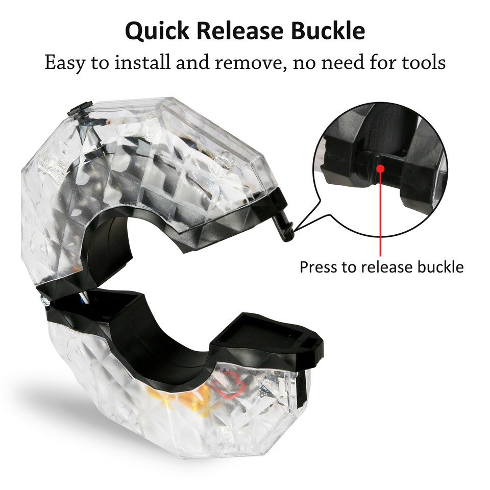 Rechargeable Bike Wheel Hub Lights Waterproof LED Cycling Spoke Lights ...