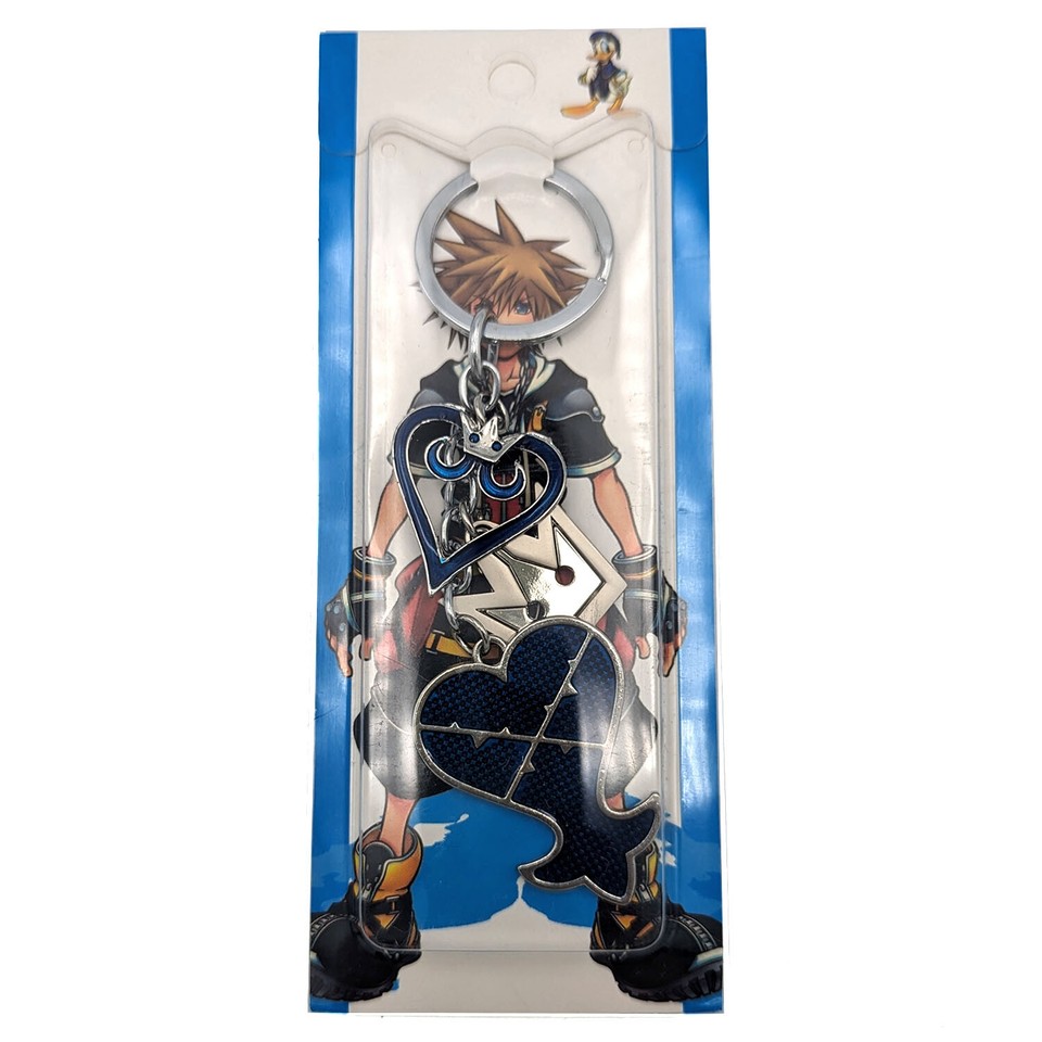 4 Pcs. Kingdom Hearts 1" KeyChain Set - HEART HEARTLESS CROWN SYMBOL ...