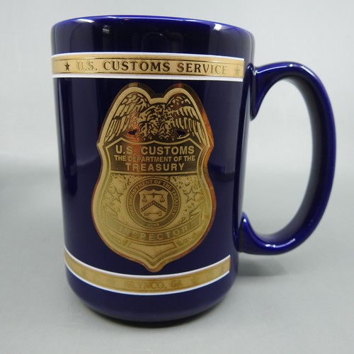 US Customs Service Dept Treasury Inspector Coffee Mug Glynco Georgia ...