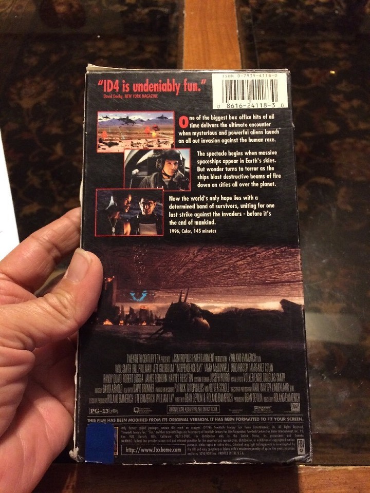 Independence Day (VHS, 1996, Five Star Collection) 86162411830| eBay