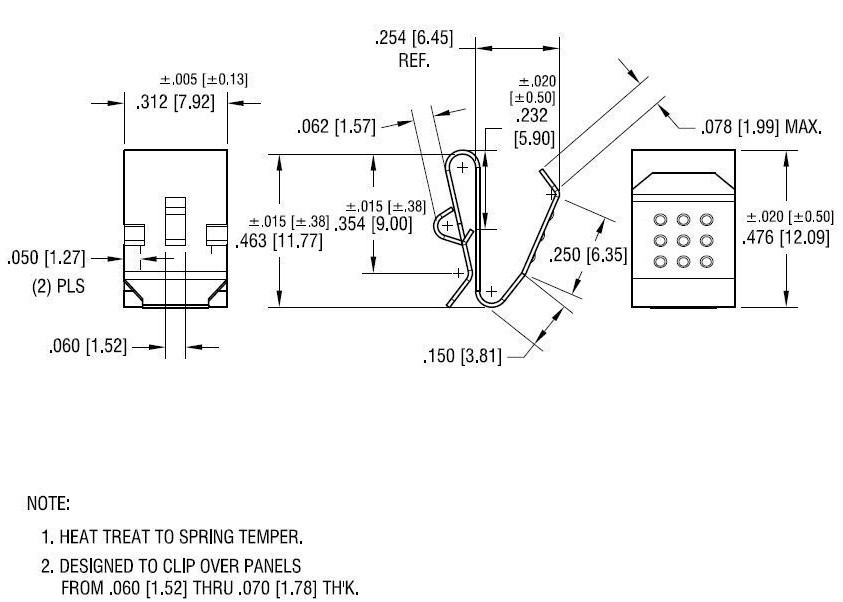 Keystone 209 Cell Leaf spring battery contact 18650 LI-ION POWERWALL 20 ...