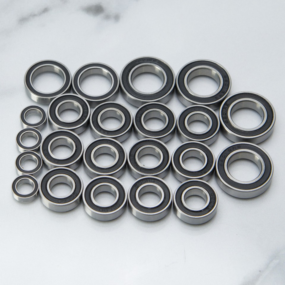 HB Racing E819, E819RS Electric Buggy - 22 Pcs Rubber Sealed Bearings ...