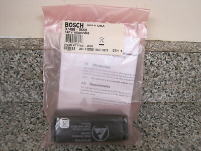 New Bosch D7499-0660 Update Kit D7412-V6.60 For D7412 Alarm ...