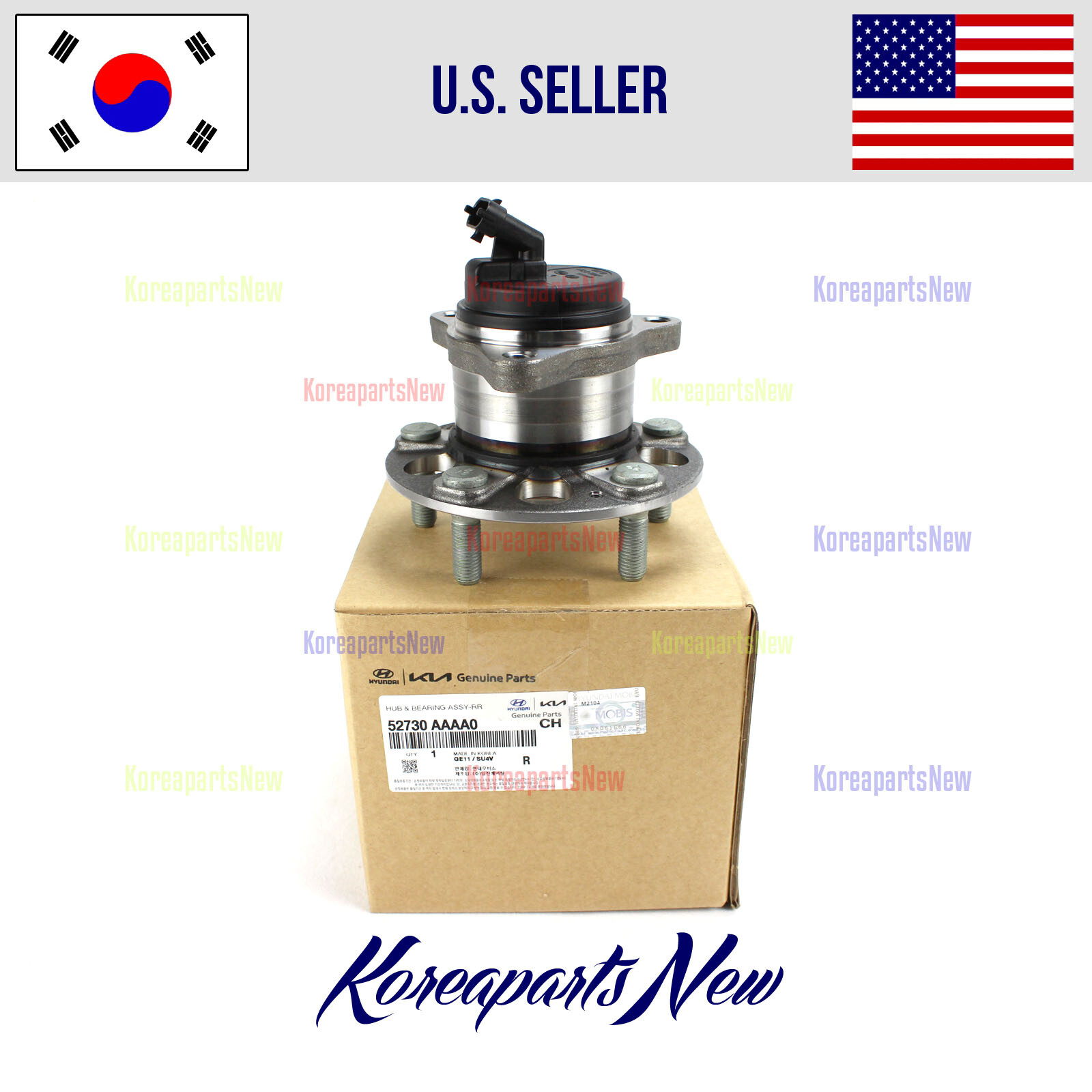 REAR Wheel Hub & Bearing ⭐GENUINE⭐ 52730AAAA0 fits Hyundai Elantra 2021 ...