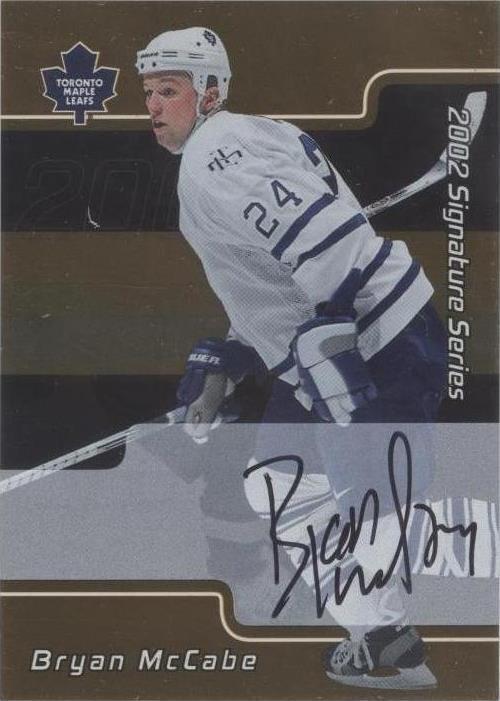 2001-02 In the Game Be A Player Signature Series - Bryan McCabe #146 ...