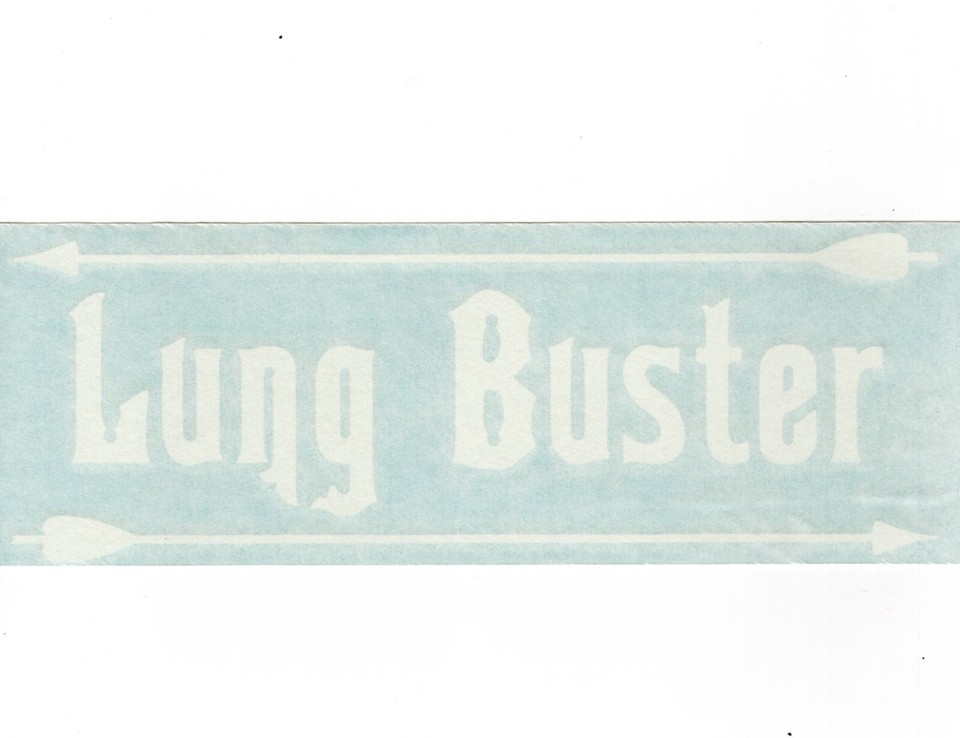 Lung Buster - Archery Hunting Arrow Car Truck Vinyl Decal Window ...