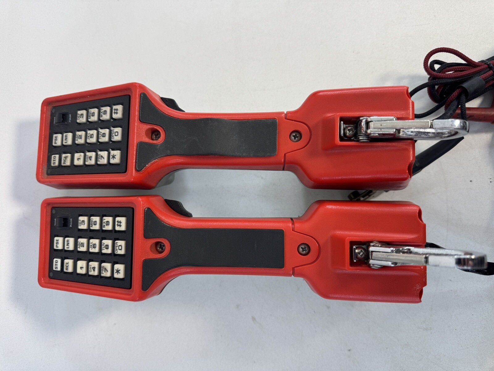 Harris Dracon TS22L Lineman Test Phone Handset Red Tested | eBay