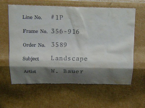 Willi Bauer Original Large Signed Oil Painting On Canvas Landscape ...