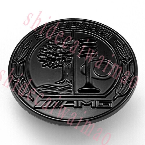 For AMG Affalterbach Body Emblem Apple Tree Flat 56mm Front Hood 3D ...