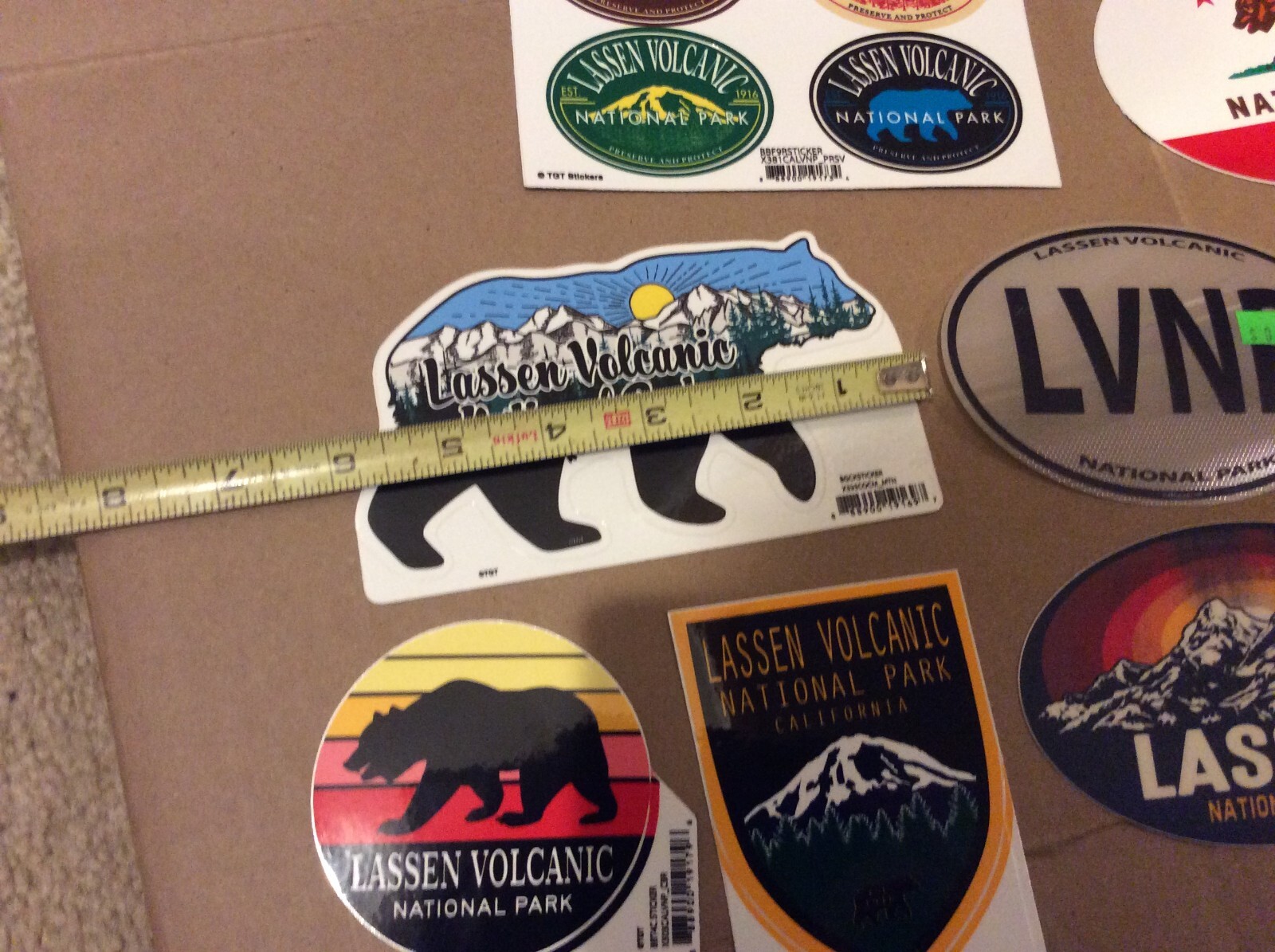 Lot of 9 Lassen Volcanic National Park California Sticker Decals | eBay
