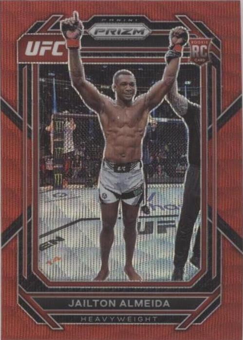 2023 Panini Prizm UFC - Jailton Almeida #197 Ruby Wave Prizm (RC) for ...