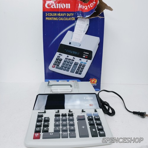 OB Canon MP21DX 2-Color Heavy Duty Printing Calculator 13803027327| eBay