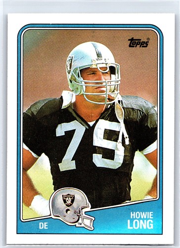 HOWIE LONG 1988 Topps Los Angeles Raiders Football Card #333 | eBay