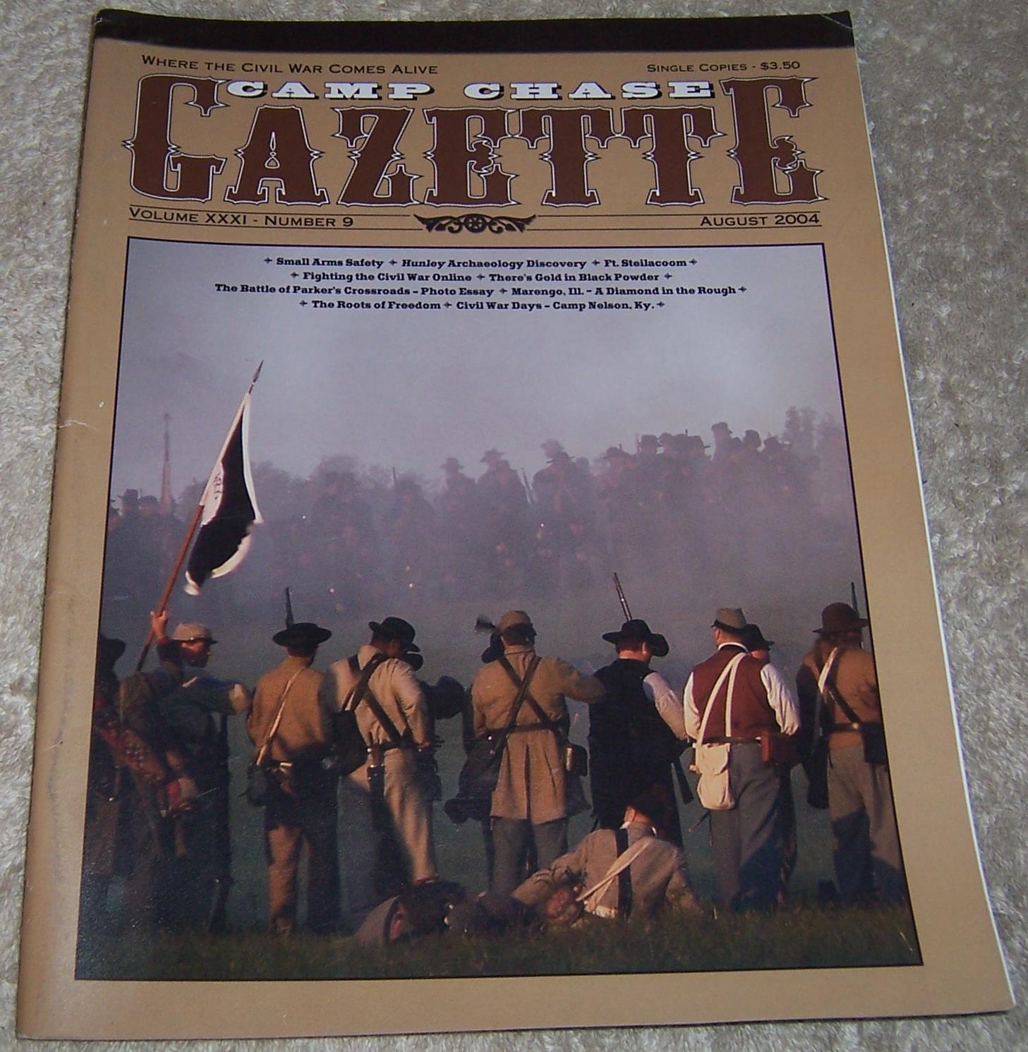 Camp Chase Gazette Magazine August 2004 Civil War Reenacting | eBay