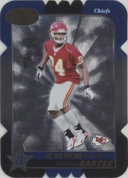 2000 Leaf Certified - 2000 Rookie William Bartee #161 Rookie Die-Cut ...