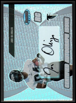 2003 Bowman's Best #163 Jon Olinger Auto RC - NM Falcons | eBay