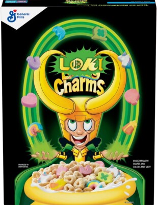 Loki Lucky Charms Cereal Box Marvel Disney *In Hand* Very RARE!!! Last ...