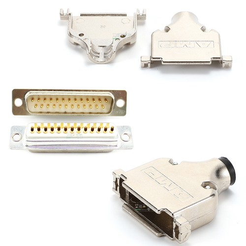 VGA 25Pin D-SUB DB25 Solder Connector Female Male Computer Metal ...