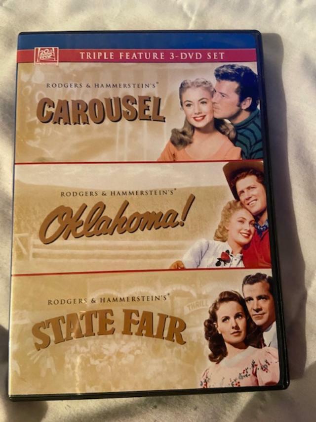 Triple Feature Carousel/Oklahoma/ State Fair(DVD,3-DVD)****FREE ...