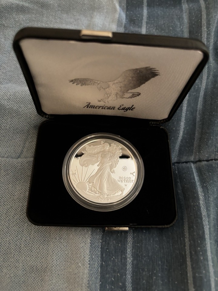 2025-W Laser-Engraved 1oz .999 American Silver Eagle Proof w/ Laser ...