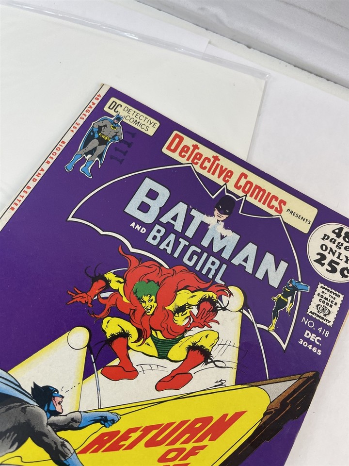 Detective Comics Vol. 1 #418 DC Comics December 1971 Bronze Age Comic ...