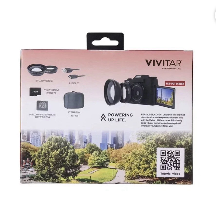 Vivitar 4K Wi-Fi Digital Camera w/ Lenses | Open Box MSRP $99 | eBay