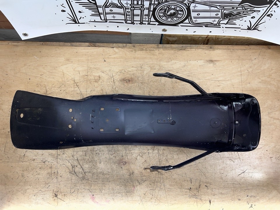 Custom Rigid Frame Rear Fender Harley Chopper Shovelhead Panhead ...