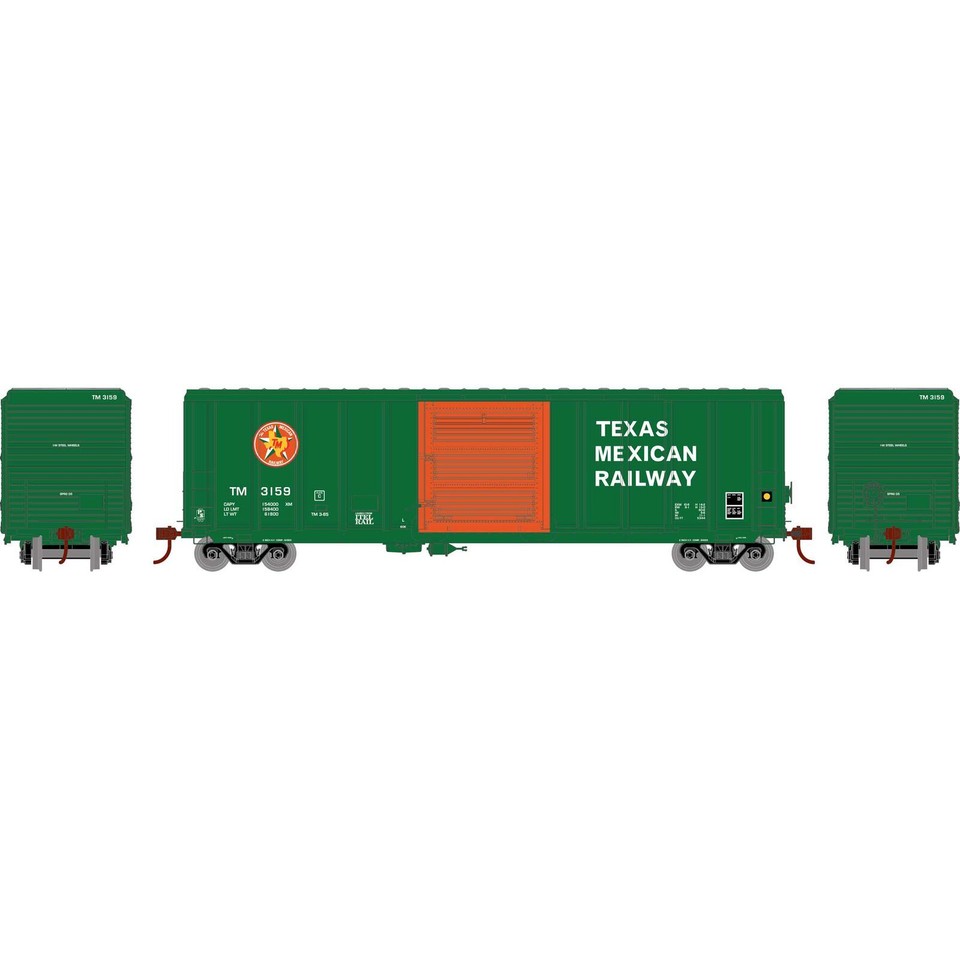 NEW Athearn 50' PS 5344 Box Freight Car TM #3159 RTR HO Scale FREE US ...
