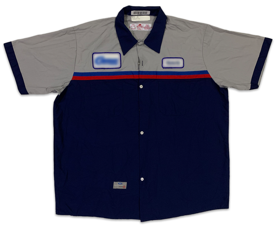 Red Kap Ford Quality Care Specialty Work Shirt Automotive Technician ...