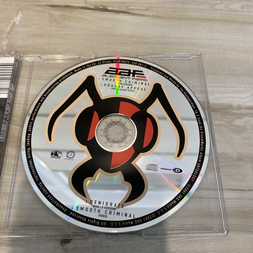 Alien Ant Farm 2 CD 💿 LOT Smooth Criminal IMPORT & ANThology ...