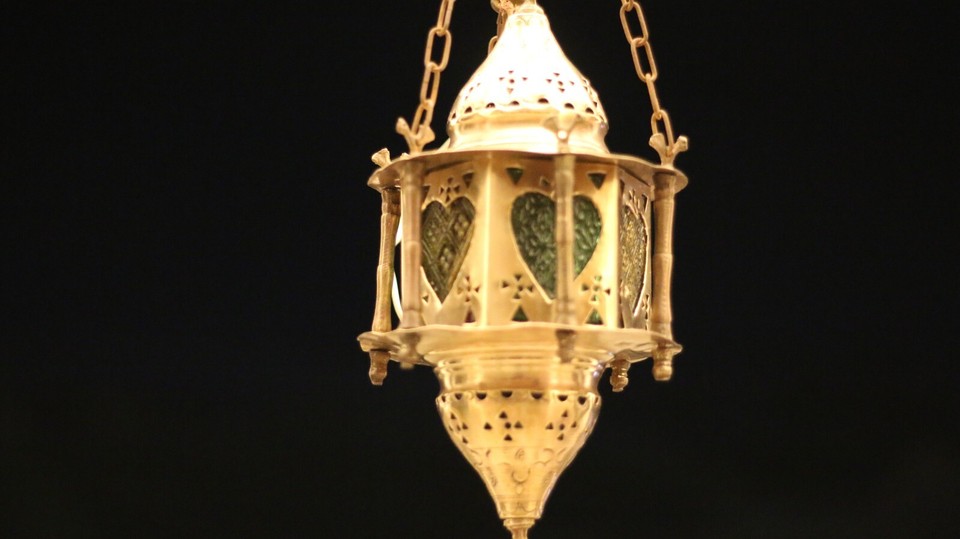 Antique Rare ottoman Brass Lantern Islamic Mosque Hanging Ramadan | eBay