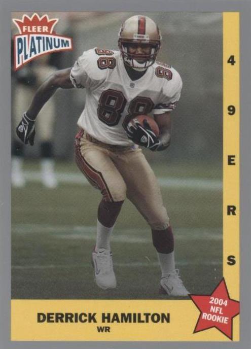 2004 Fleer Platinum - Derrick Hamilton #163 Platinum Finish /100 (RC ...