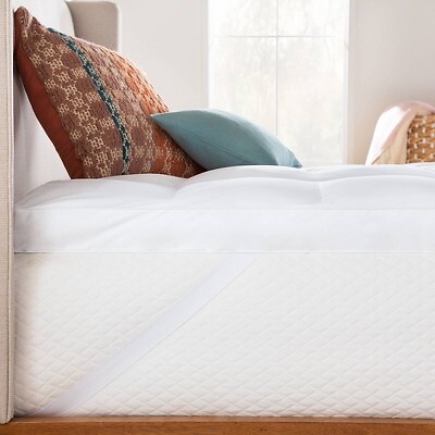 Full Essentials 3" Down Alternative Mattress Topper - Linenspa: Cotton ...