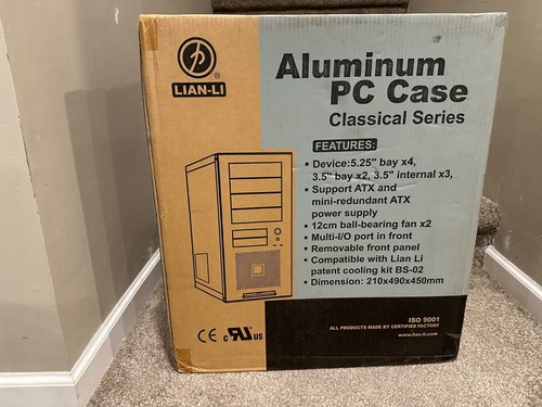 Lian-Li PC-7 Plus Vintage ATX PC Tower Case Aluminum Black PC-7B | eBay