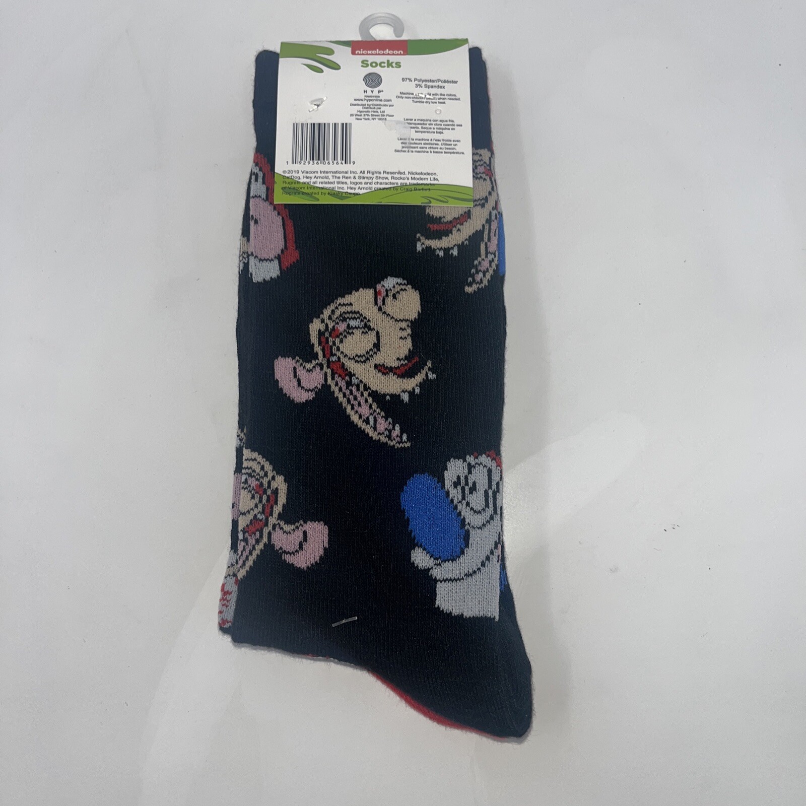 Nickelodeon Ren & Stimpy Socks, Men's Shoe Size 6-12 | eBay