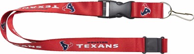 NFL Houston Texans Breakaway Lanyard Keychain Licensed Aminco 22" | eBay
