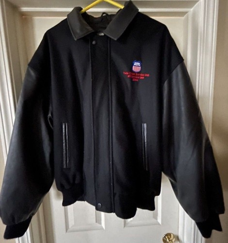 Union Pacific RR Twin Cities Service Unit Leather/Wool Burk's Bay Large ...
